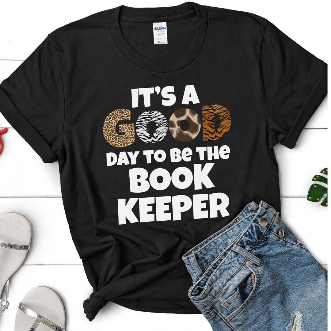 Bookkeeper T-shirt, Custom Safari School Shirts, Gift for Bookkeeper ...