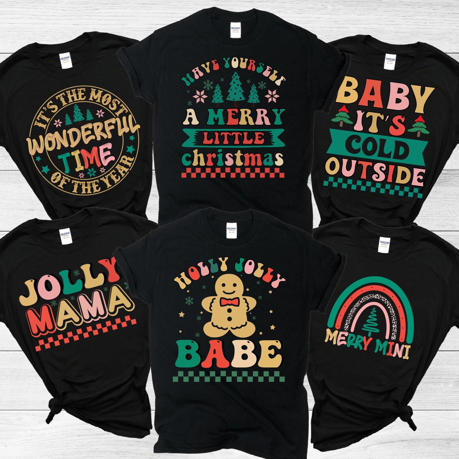 Family Group Christmas Shirt, Matching Christmas Outfits Shirts, Funny ...