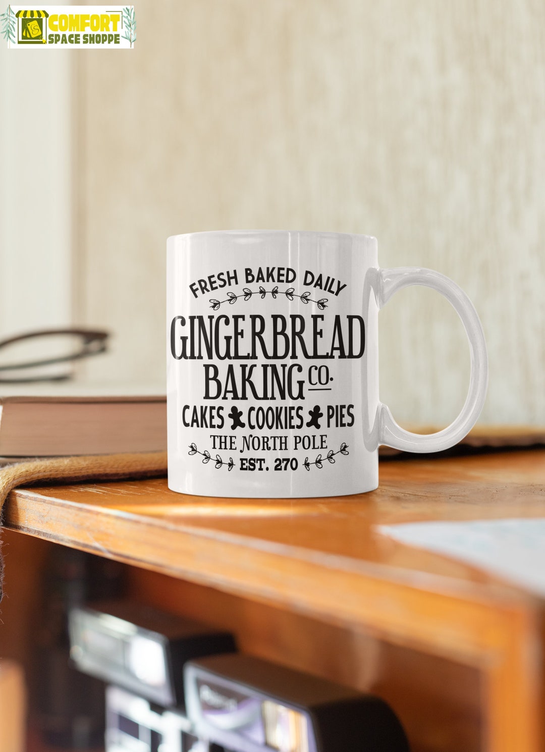 Gingerbread Baking Co. Mug Best Gift Idea Gift Mug Best Friend Gift ...