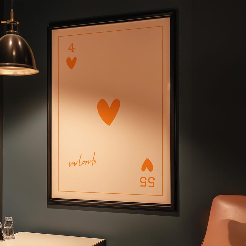 Carlando Playing Card Poster, Motorsport Wall Art (digital Download) - Etsy
