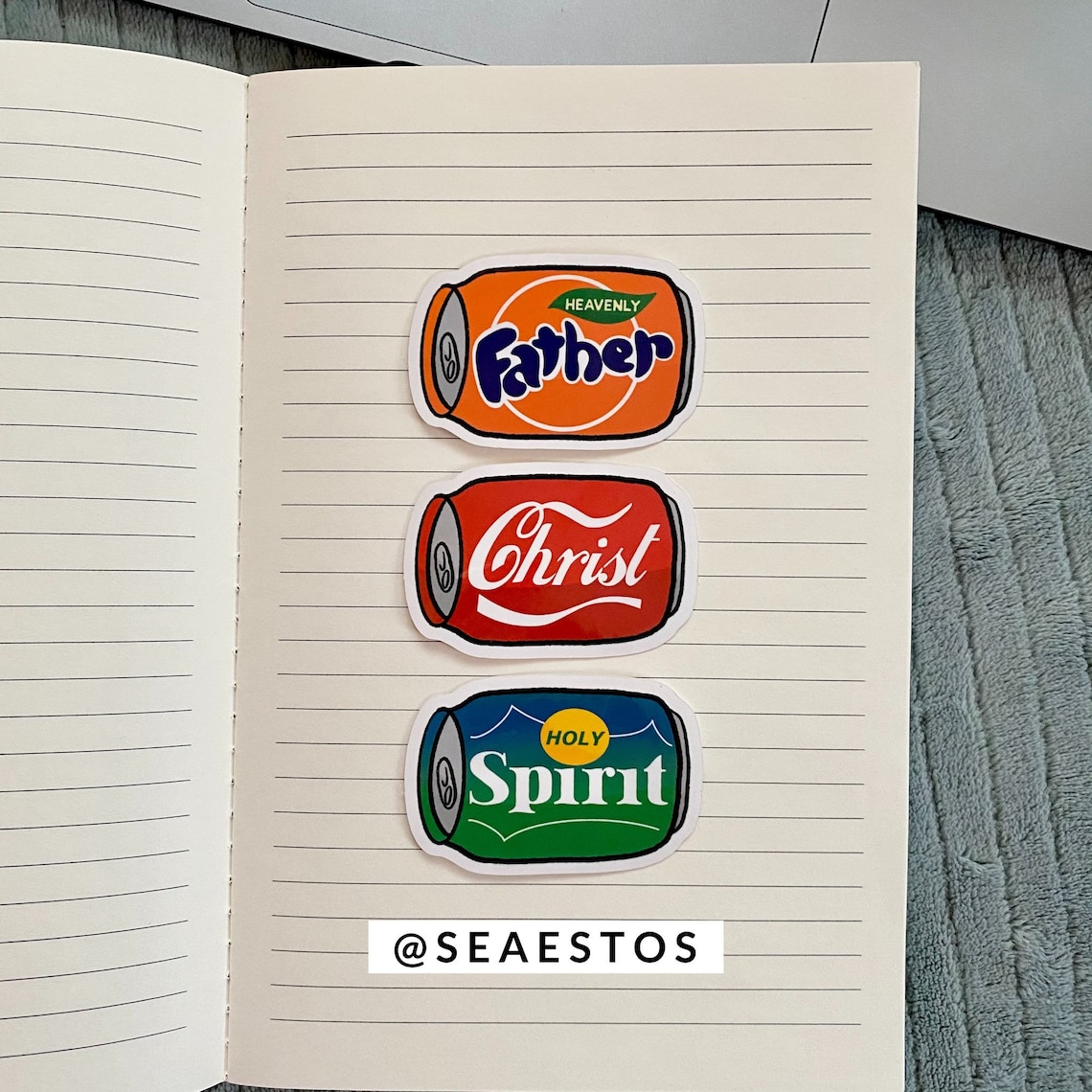 3pc Vinyl Stickers eternally Refreshing christian Soda - Etsy