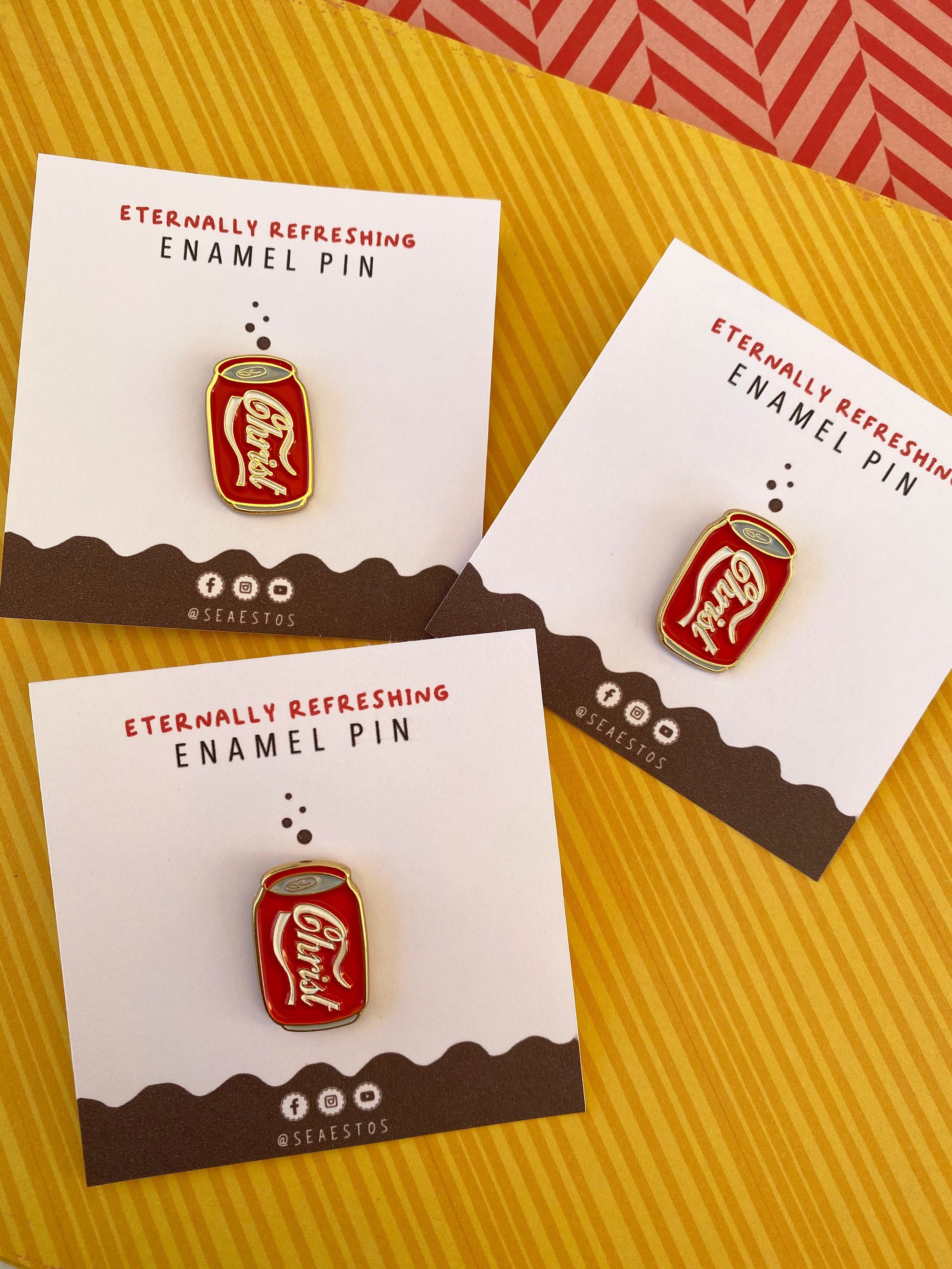 Jesus Christ Enamel Pin Cute & Funny Christian Pins - Etsy