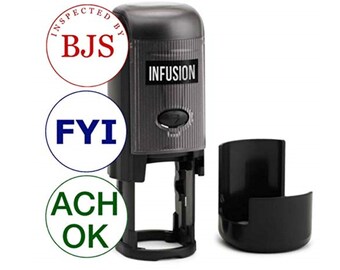 Round Custom Stamp | Etsy