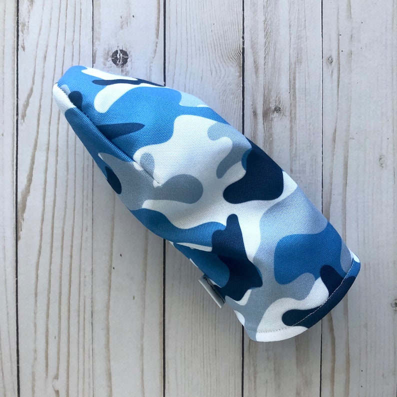 Blue Camouflage Golf Head Covers | Golf Gifts | Golf Accessories | Golf ...