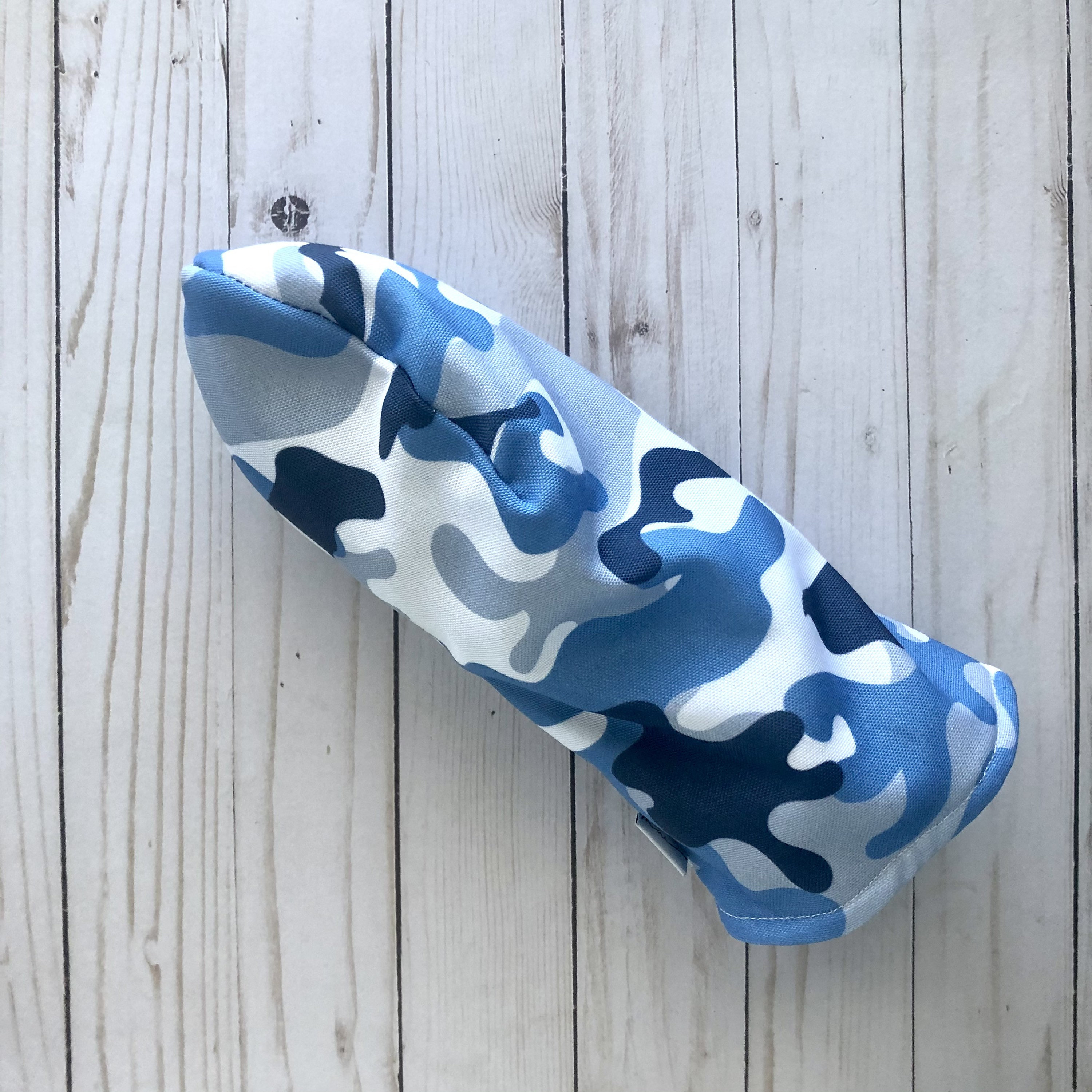 Blue Camouflage Golf Head Covers | Golf Gifts | Golf Accessories | Golf ...