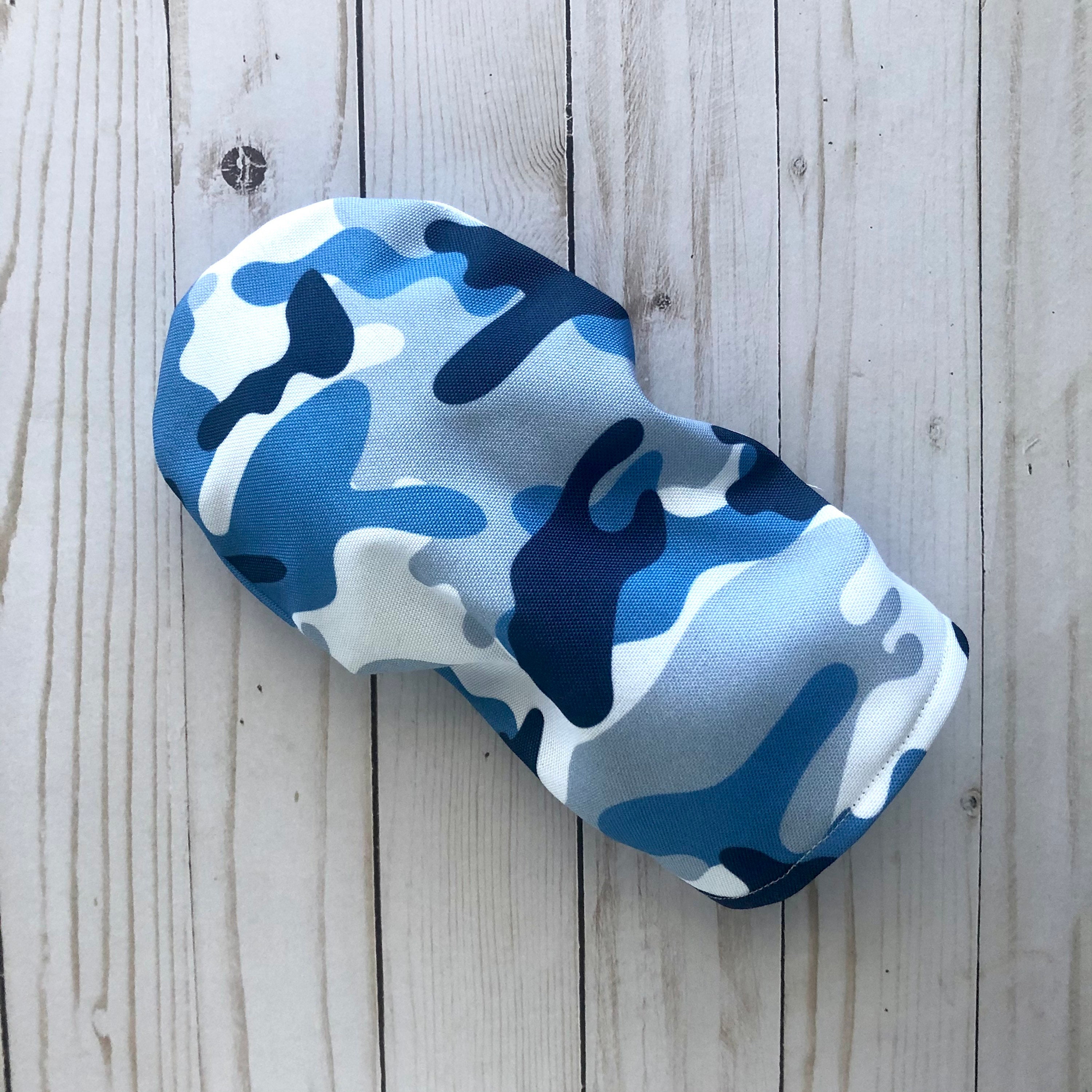 Blue Camouflage Golf Head Covers | Golf Gifts | Golf Accessories | Golf ...