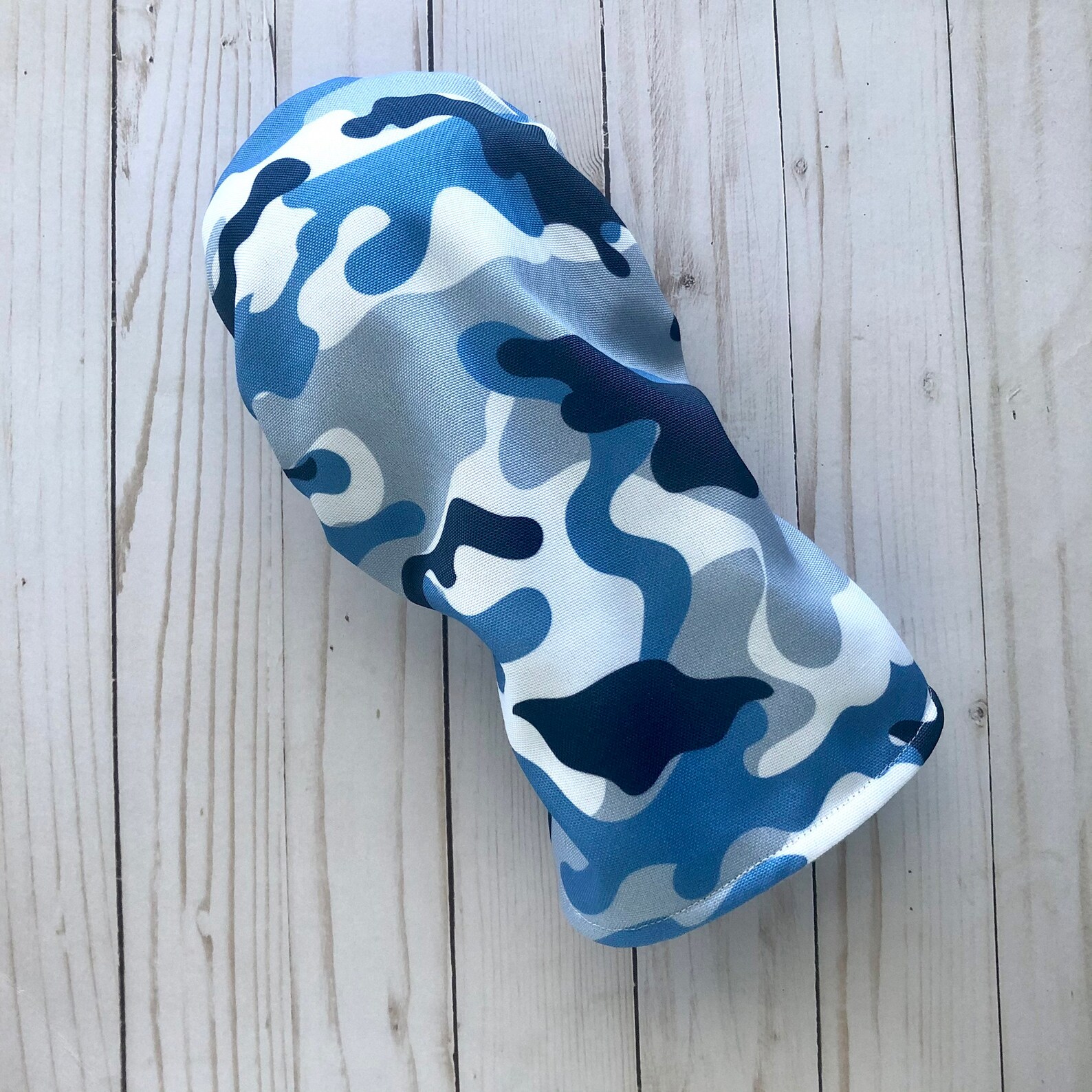 Blue Camouflage Golf Head Covers | Golf Gifts | Golf Accessories | Golf ...