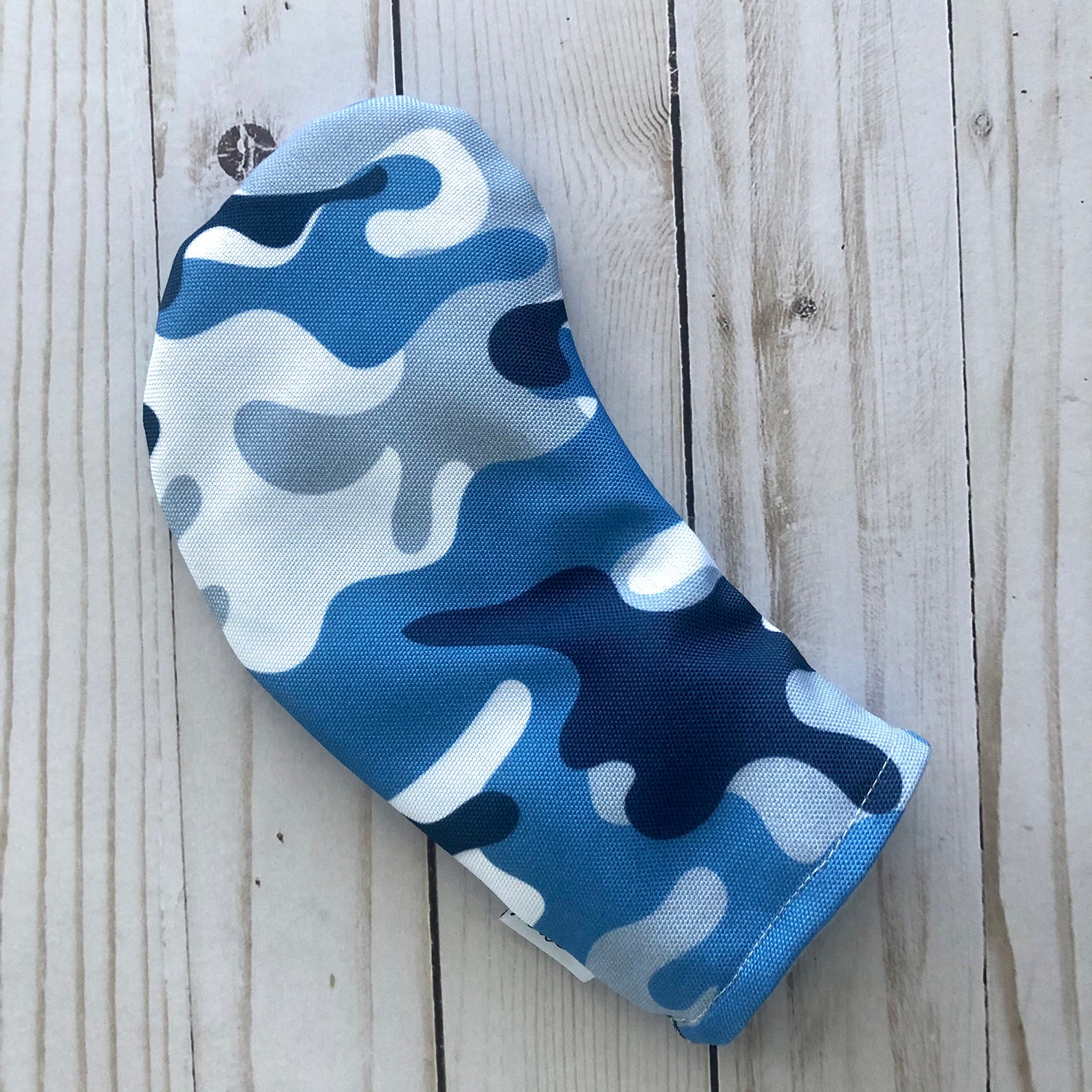 Blue Camouflage Golf Head Covers | Golf Gifts | Golf Accessories | Golf ...