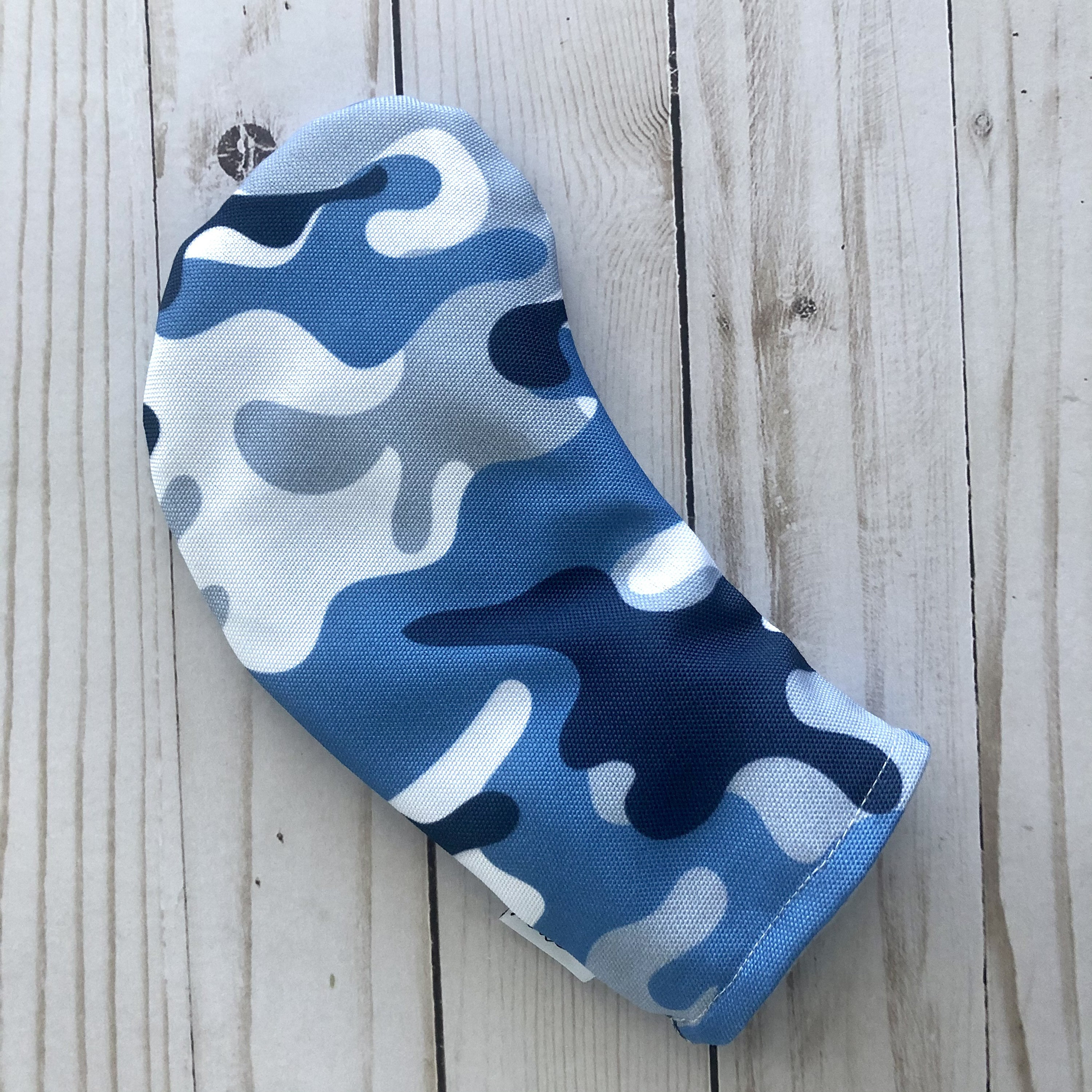 Blue Camouflage Golf Head Covers | Golf Gifts | Golf Accessories | Golf ...