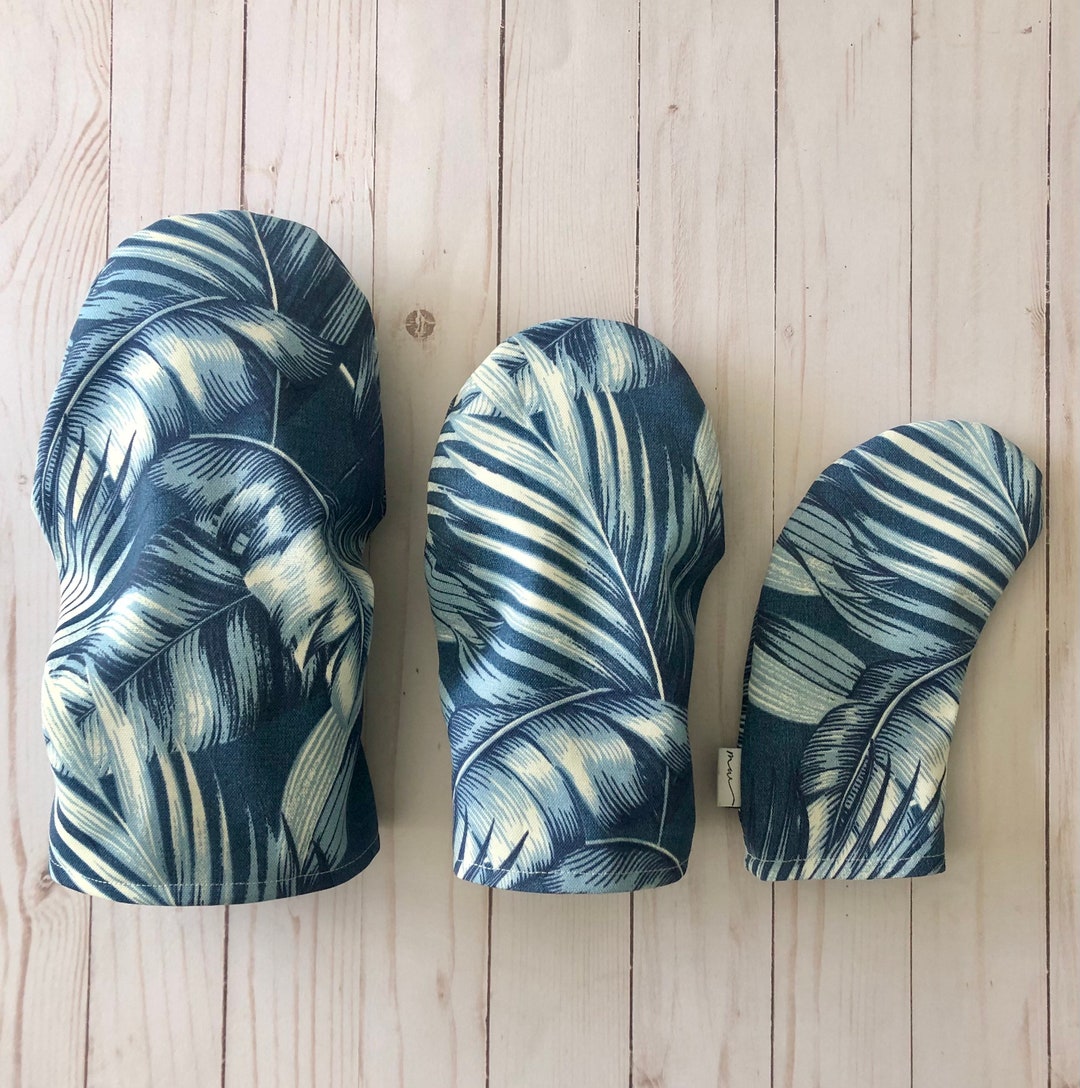 Tropical Leaves Golf Headcovers | Golf Gifts | Golf Accessories | Golf ...
