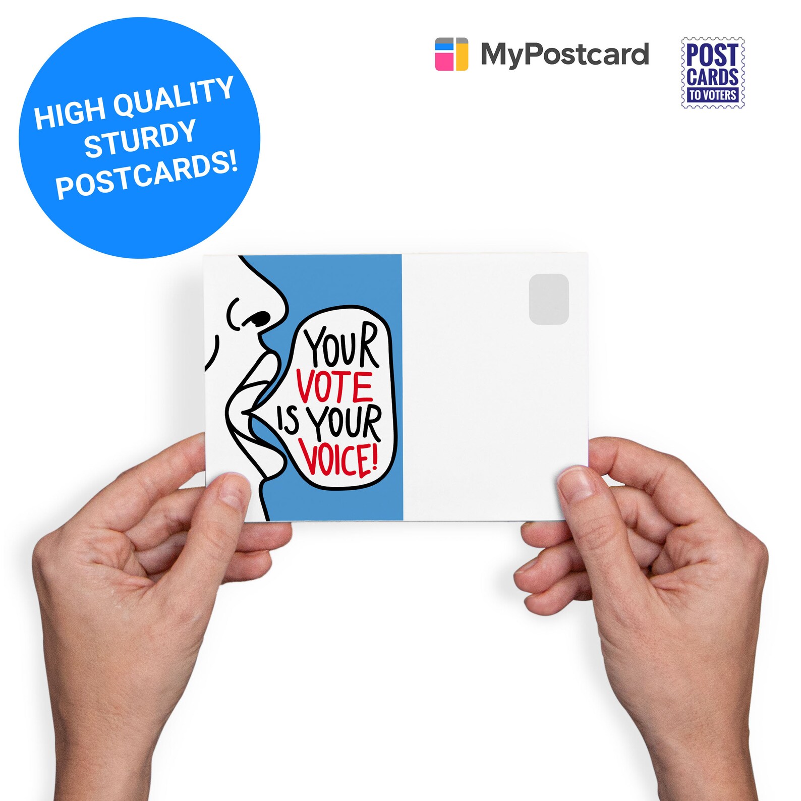 Postcards to Voters - Your Vote is Your Voice! - Etsy