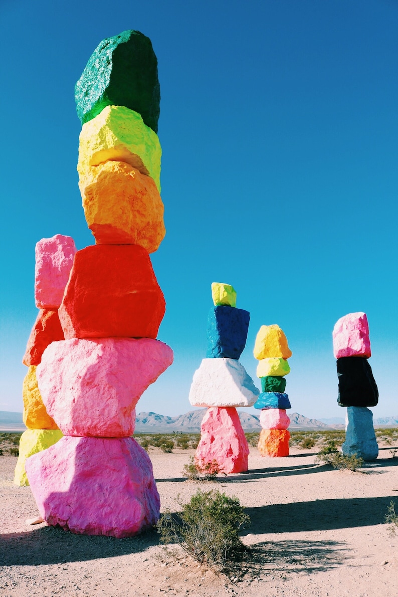 Seven Magic Mountains - Etsy