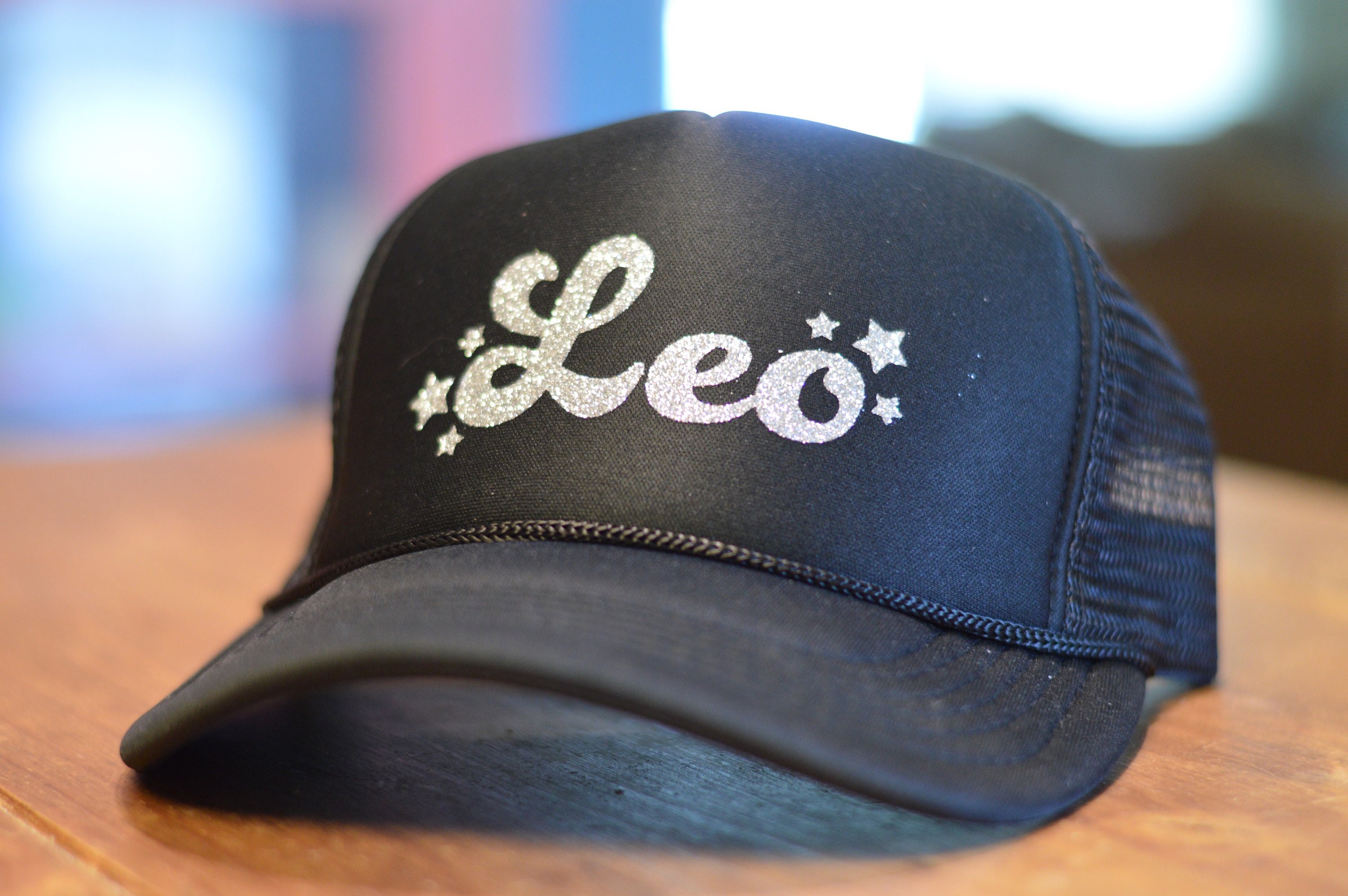 Zodiac Sign Black Trucker Hat - Etsy