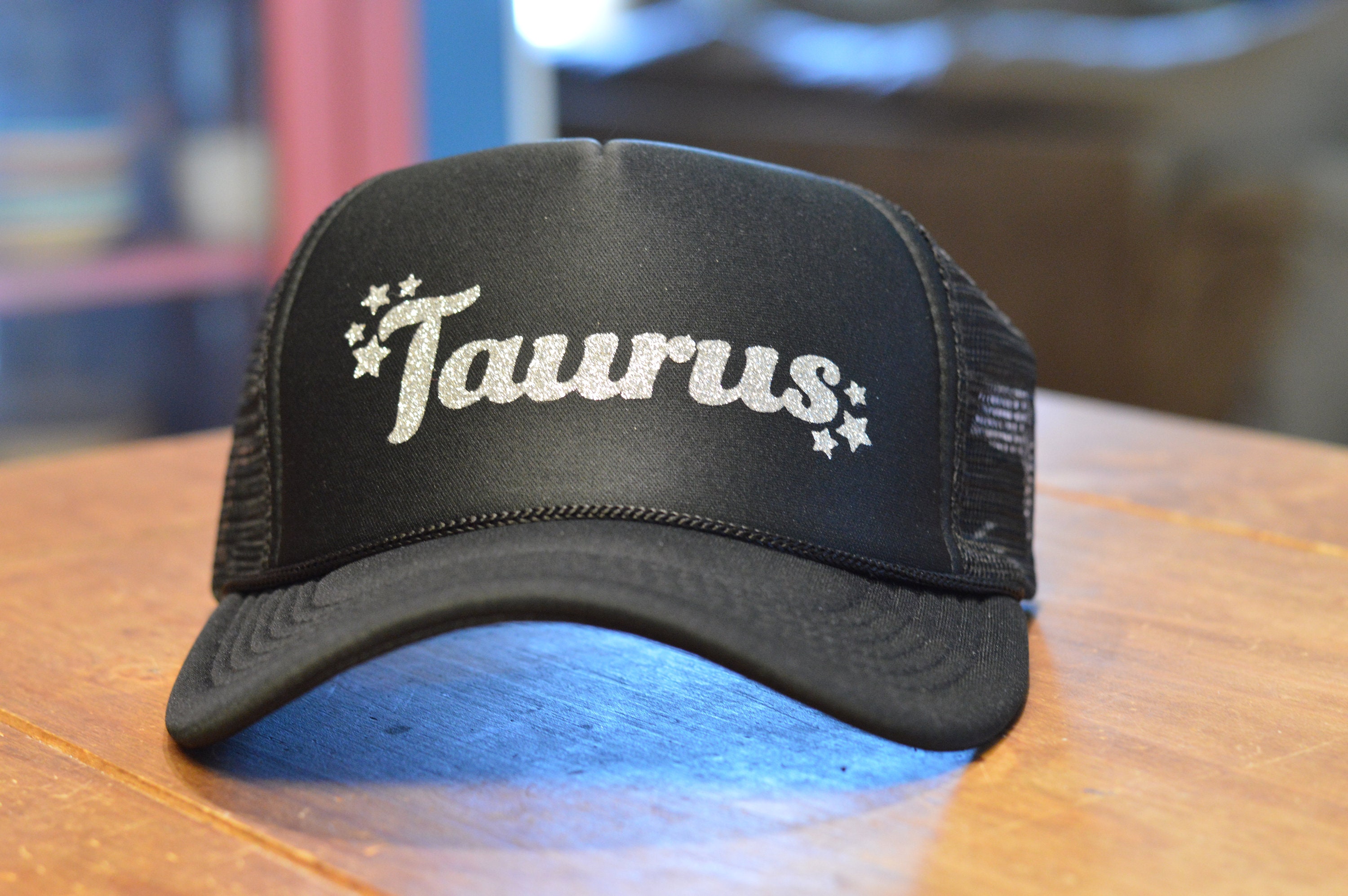 Zodiac Sign Black Trucker Hat - Etsy