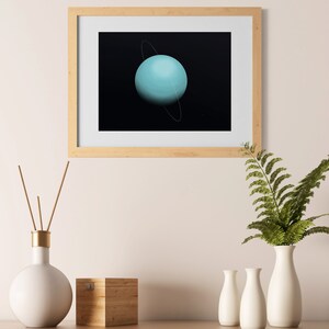 Uranus Print | Planet Illustration | Solar System Digital Download ...