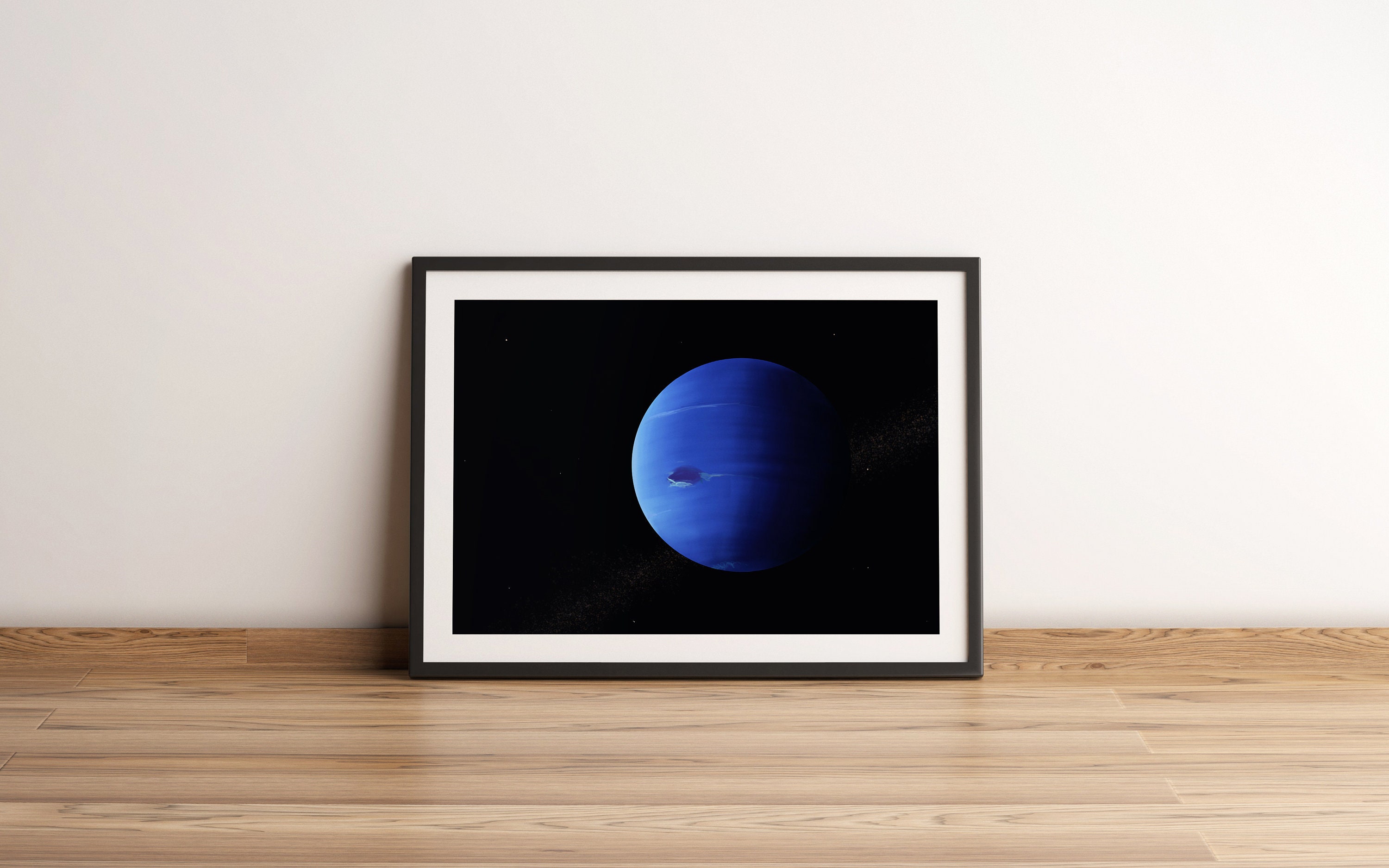 Neptune Print | Planet Illustration | Solar System Digital Download ...