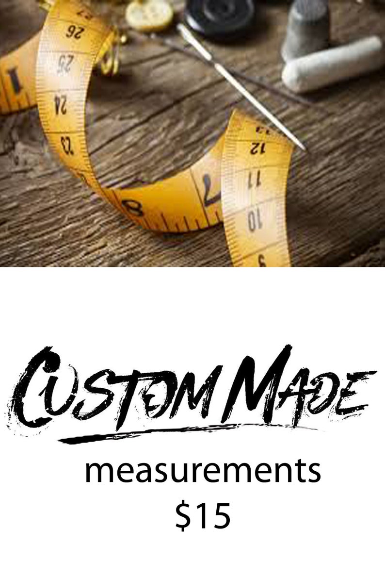 Custom Made Measurements . - Etsy