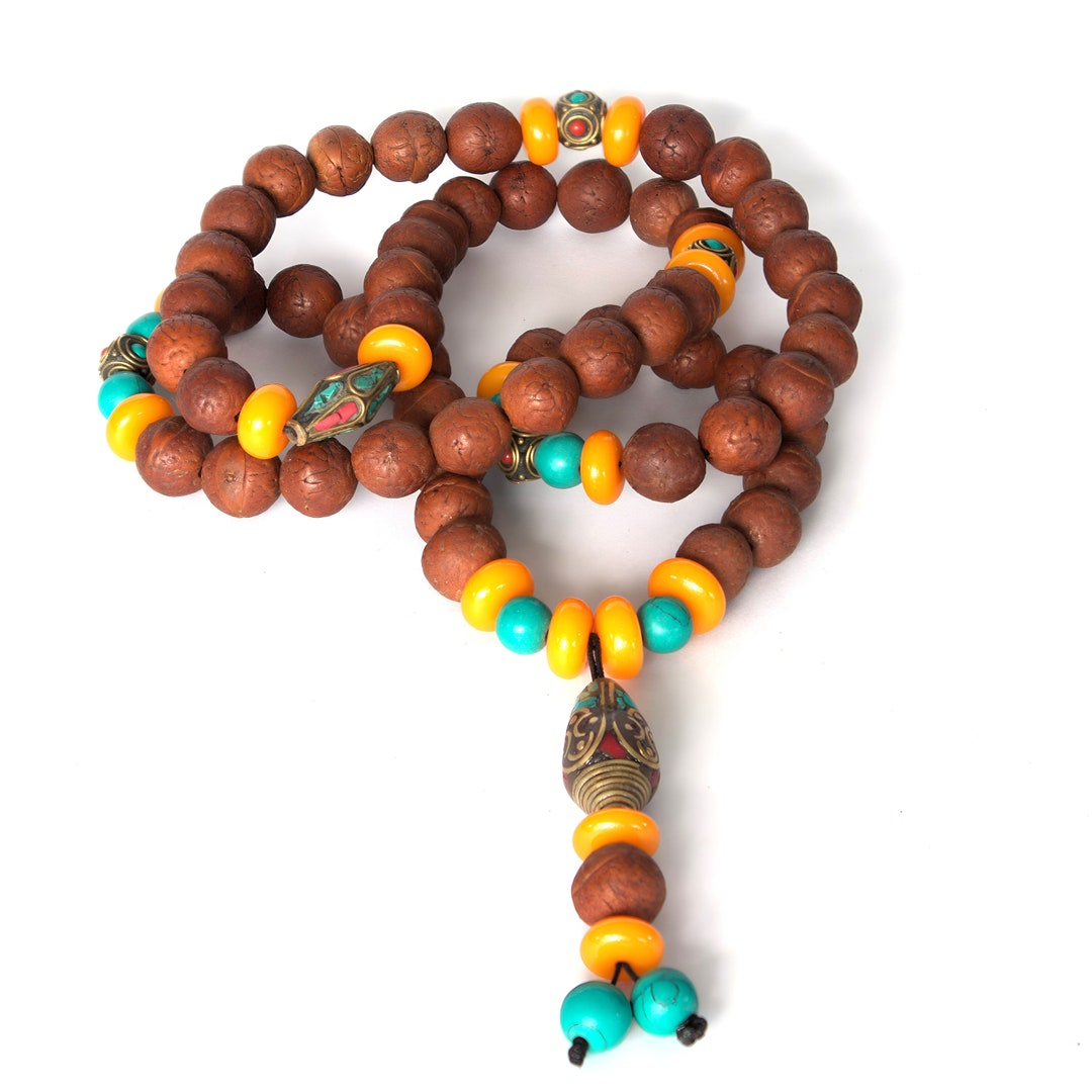 Tibetan Buddha Mala | Buddha Chitta Necklace | Dalai Lama Mala ...