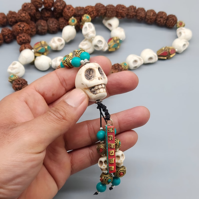 Shaman of Peace and Protection Tibetan Shiva Kali Beaded Necklace - Etsy