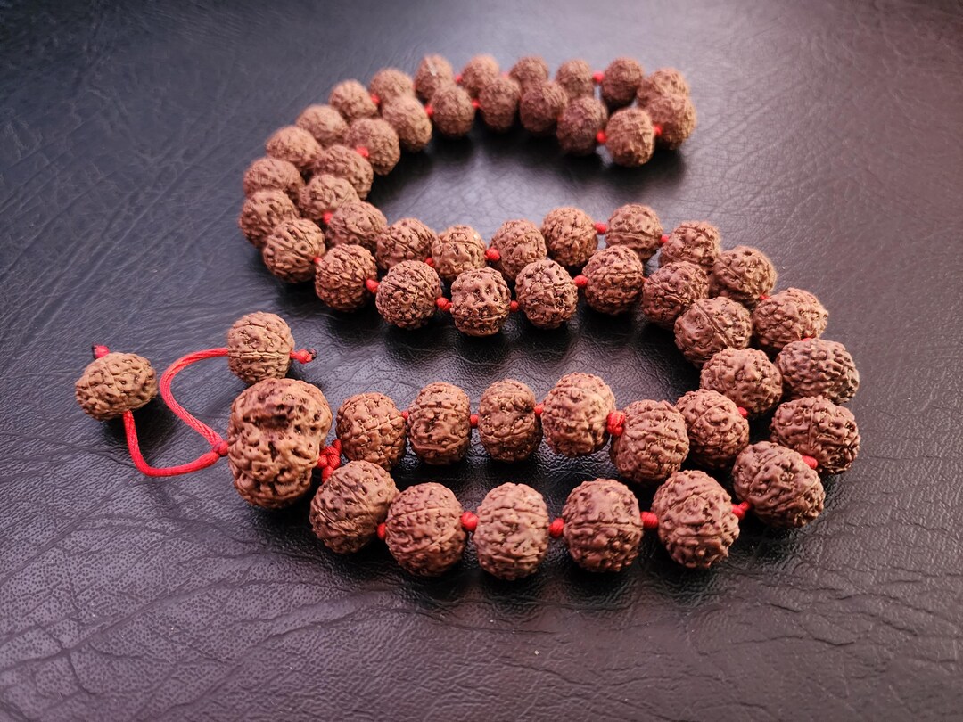 Custom Made 8 Mukhi Ganesha Rudraksha Mala – Personalized Prayer Beads ...