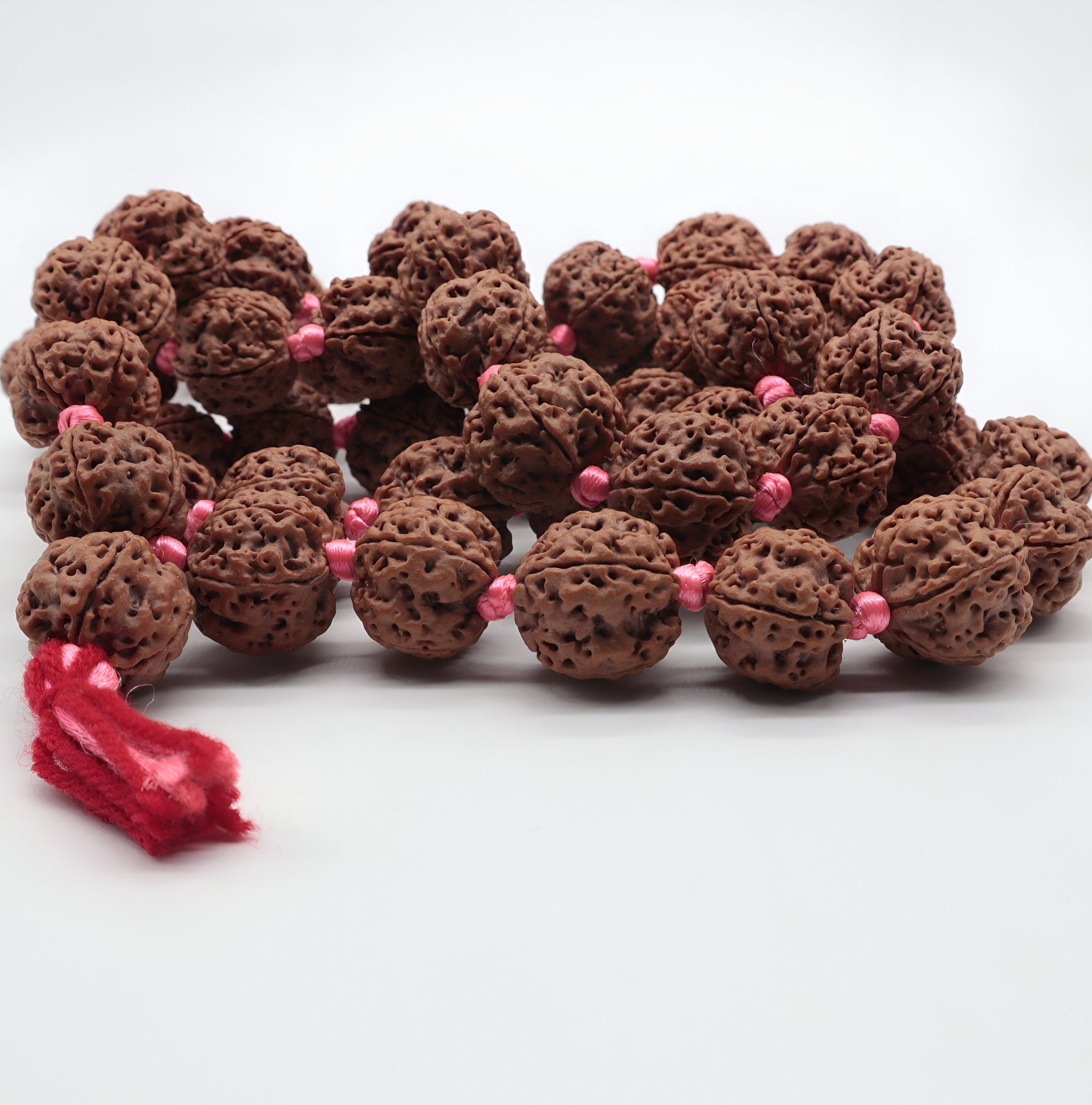Genuine Himalayan Rudraksha Mala: 54/108 Prayer Beads Rosary - Etsy