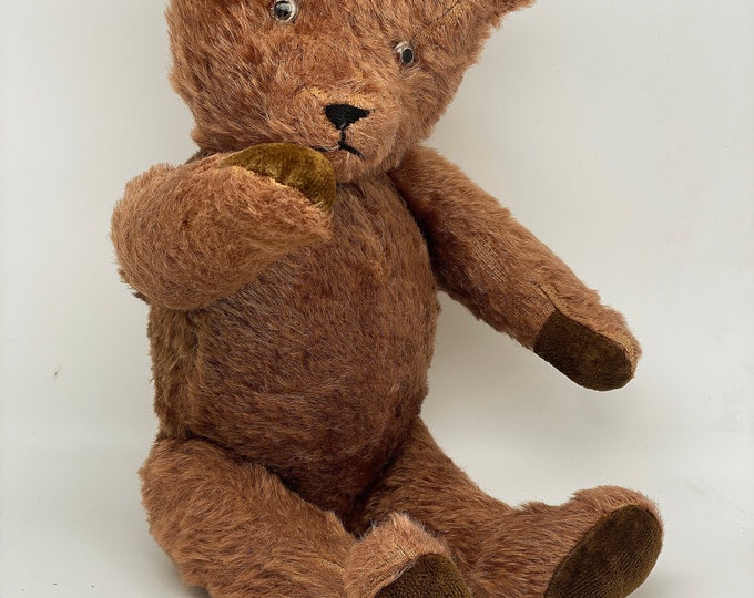 Rare 1930s Mechanical Teddy Bear | Antique Collectible Bear | Antique ...