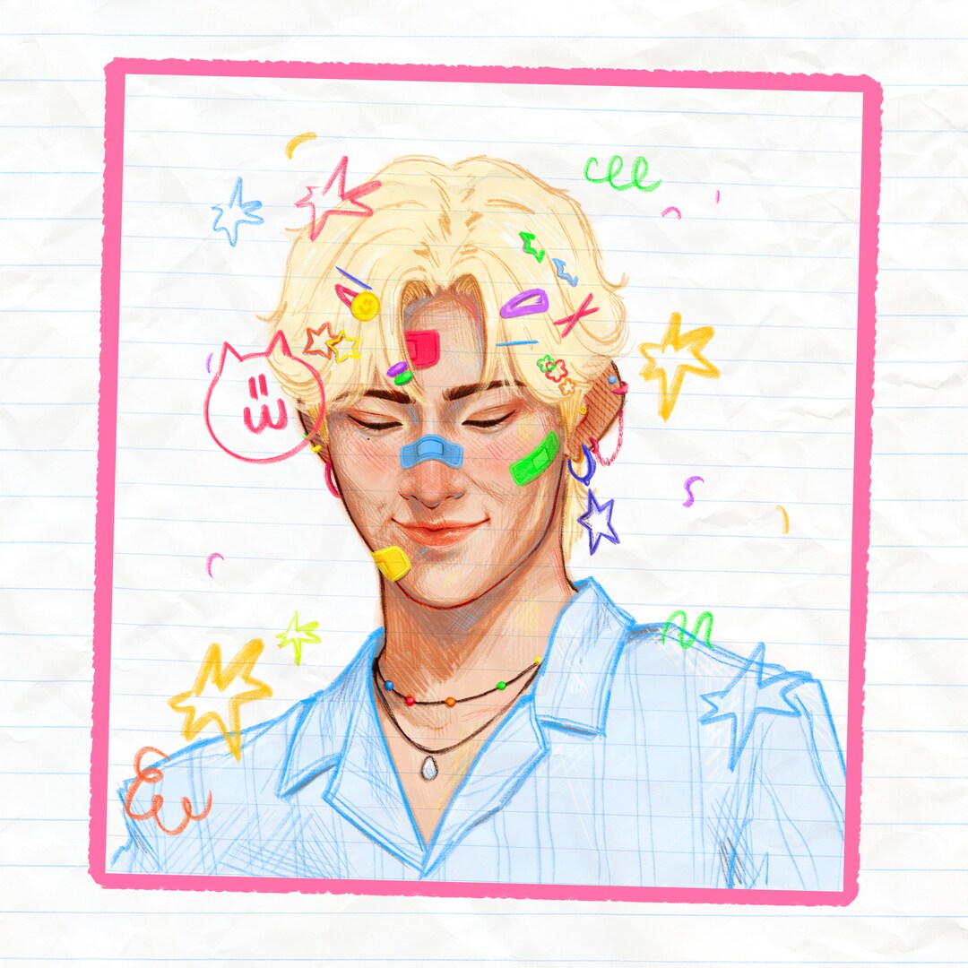 Cat Smile Zerobaseone Ricky Art Print - Etsy