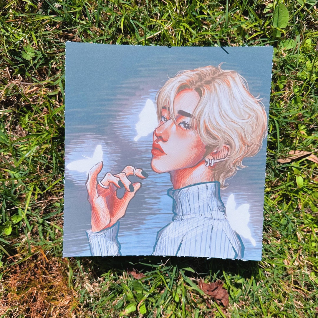 Butterfly Zerobaseone Ricky Art Print - Etsy