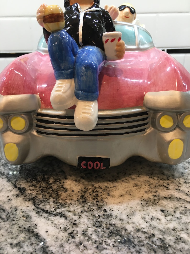 Lotus Chubbies 50s Pink Cadillac Cookie Jar - Etsy
