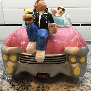 Lotus Chubbies 50s Pink Cadillac Cookie Jar - Etsy