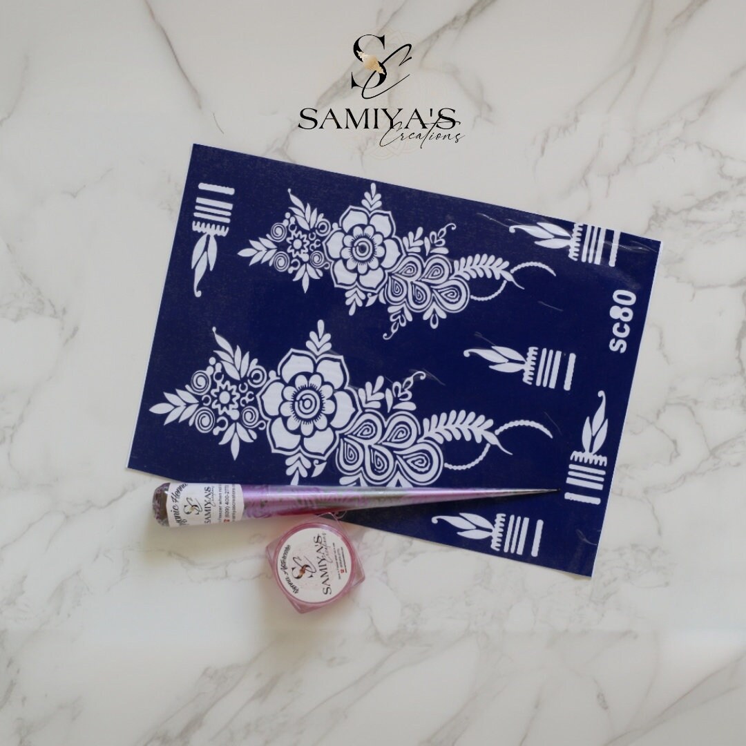 Fresh Organic Henna Cone & Stencil - 1 Piece Each - Etsy