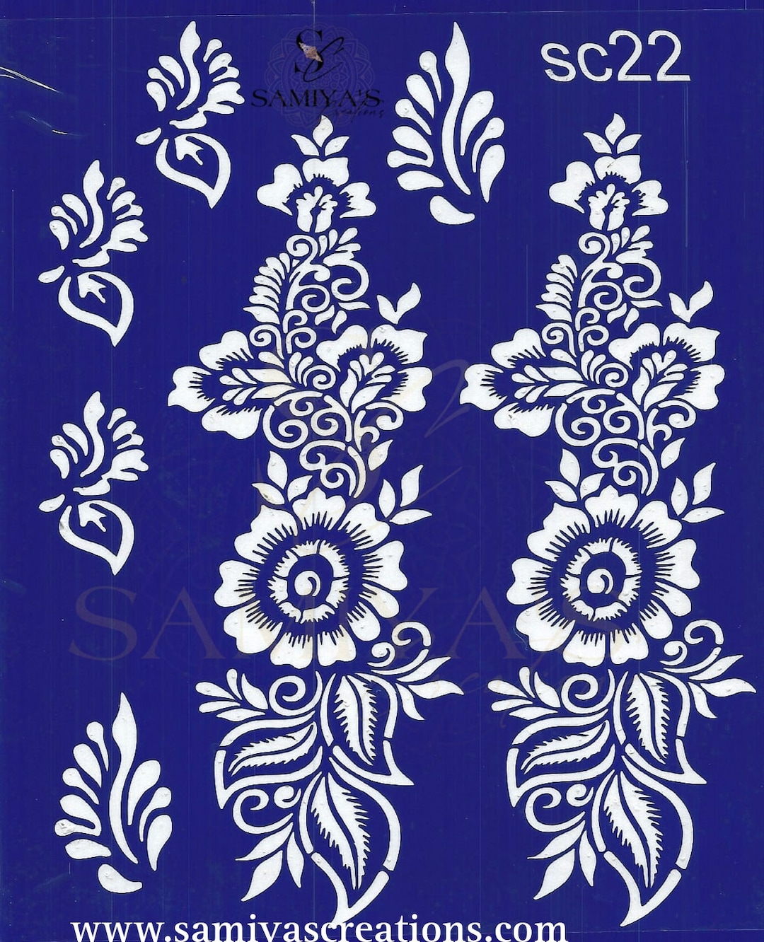 Henna Stencils -1 Piece - Etsy