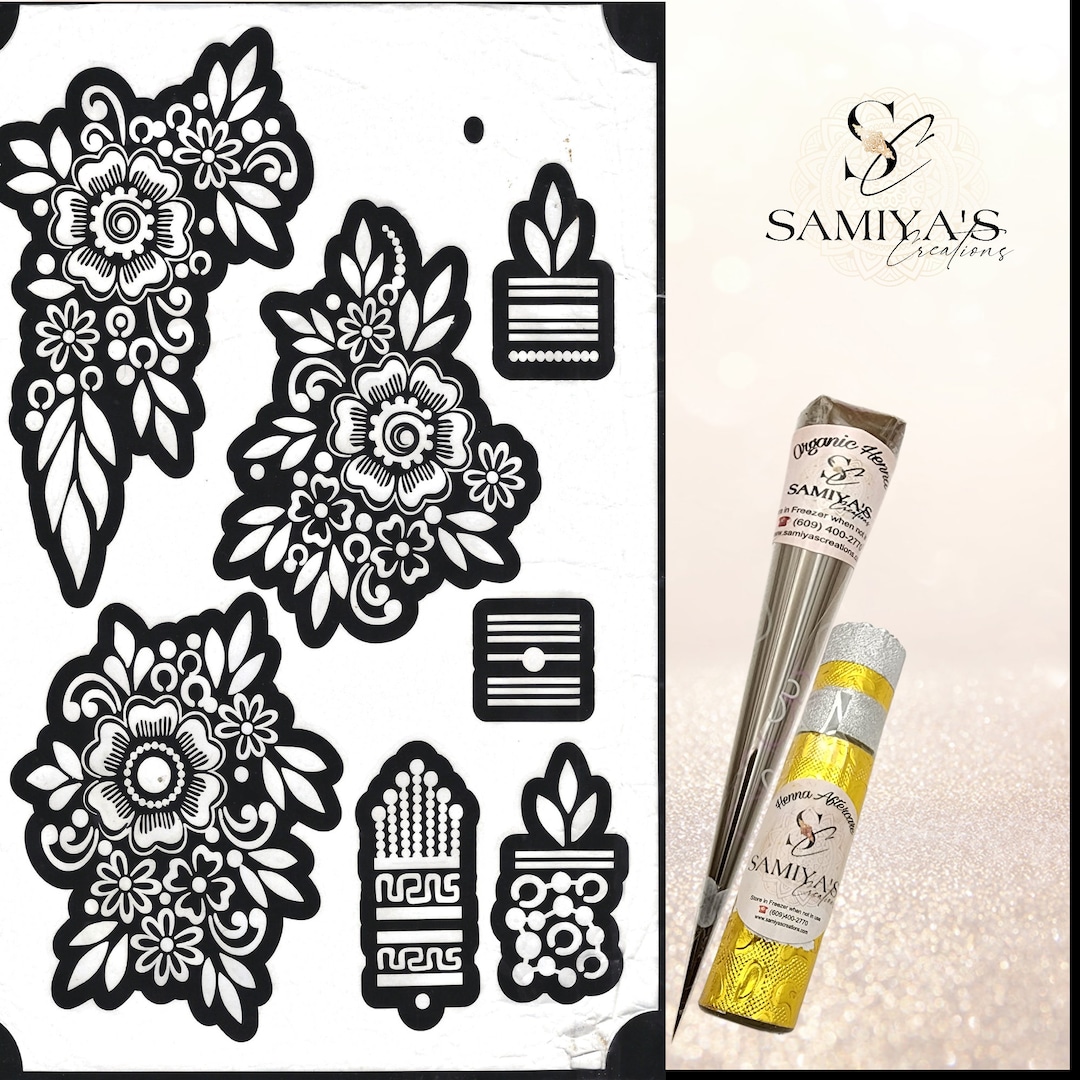 Henna Stencil Kit - Etsy