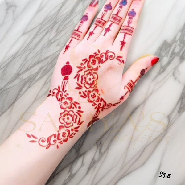 Henna Stencil - Etsy