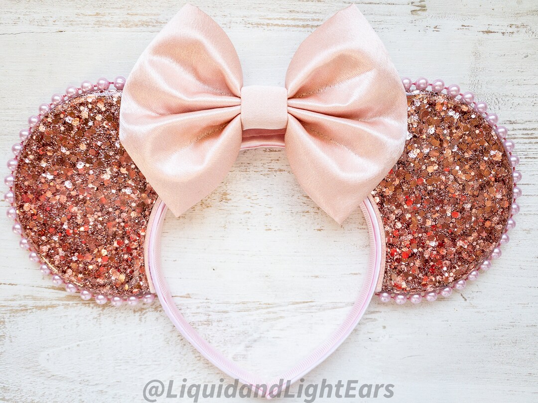 Rose Gold Light up Mouse Ears - Etsy