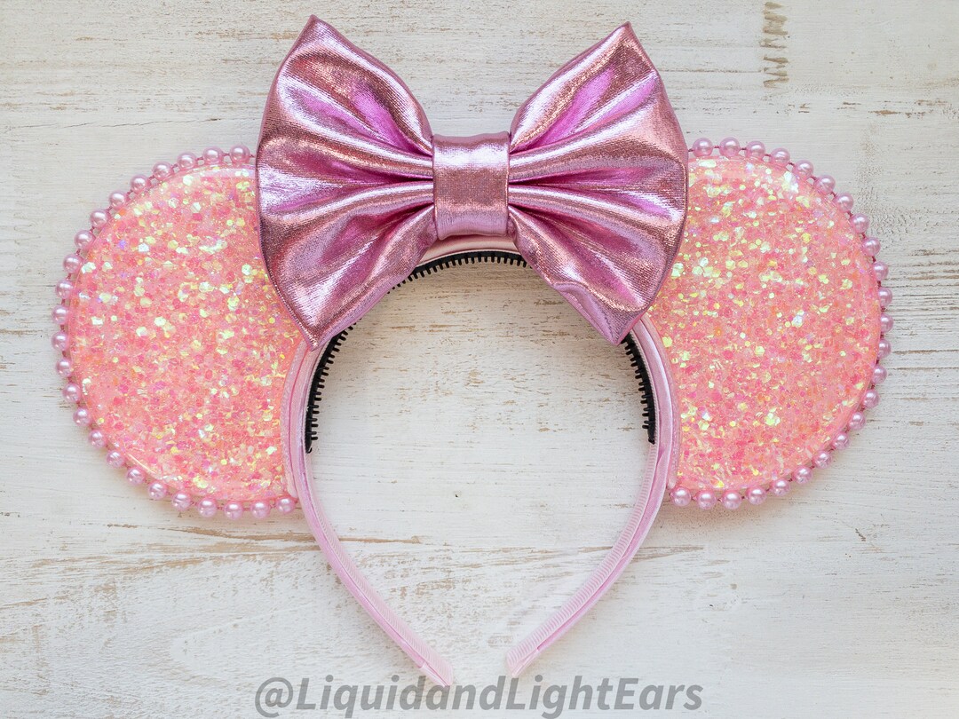 Pink Light up Mouse Ears - Etsy