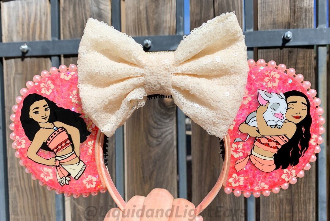 Moana Inspired Light up Mouse Ears - Etsy