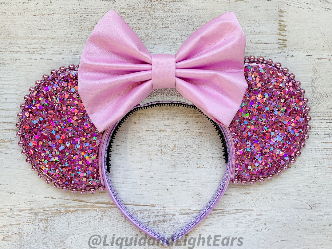 Light up Violet Mouse Ears - Etsy