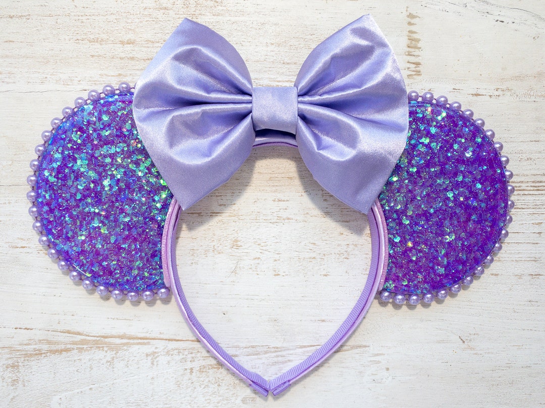 Lavender Light up Mouse Ears - Etsy