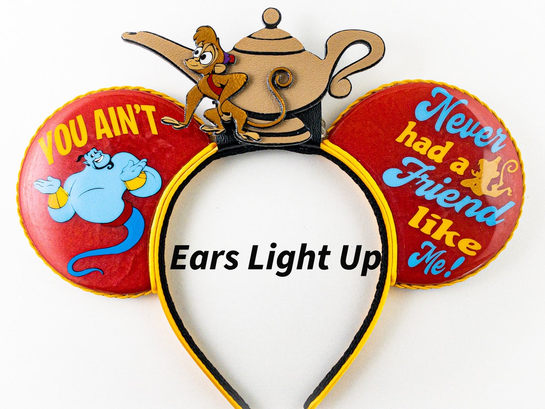 Light up Genie Inspired Mouse Ears - Etsy