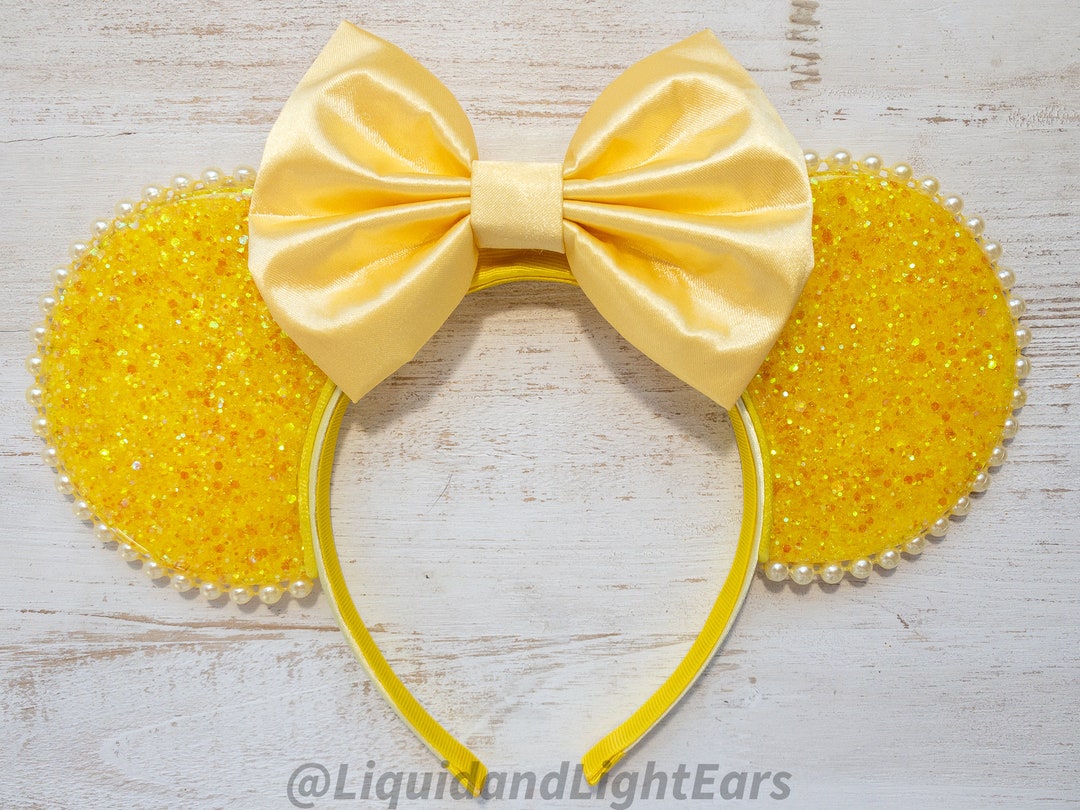 Yellow Light up Mouse Ears - Etsy