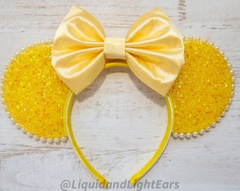 Yellow Mickey Ears - Etsy