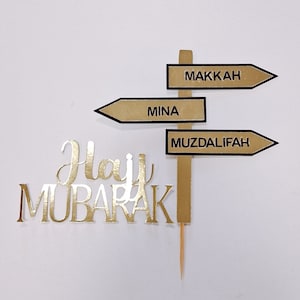Hajj Mubarak Cake Topper/charm Decoration - Etsy