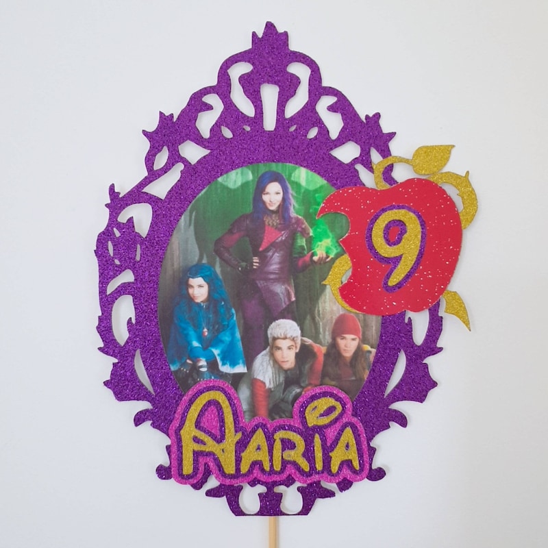 Descendants Cake Topper - Etsy