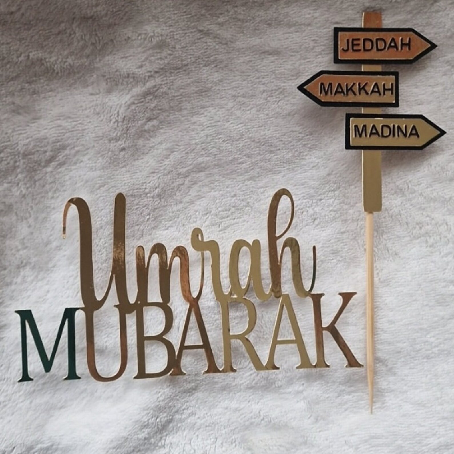 Umrah Mubarak Cake Topper/charm Decoration - Etsy