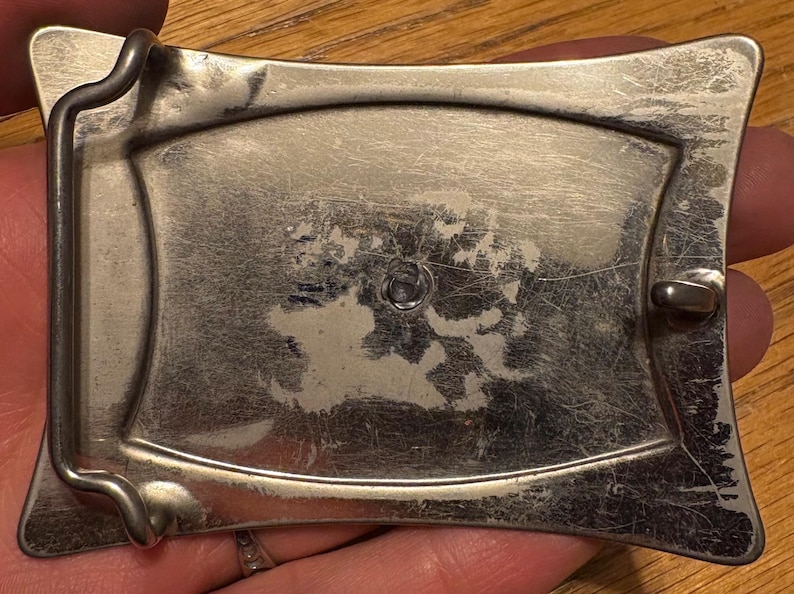 Vintage Western Horse & Horseshoe Belt Buckle – Solid Metal – Classic ...