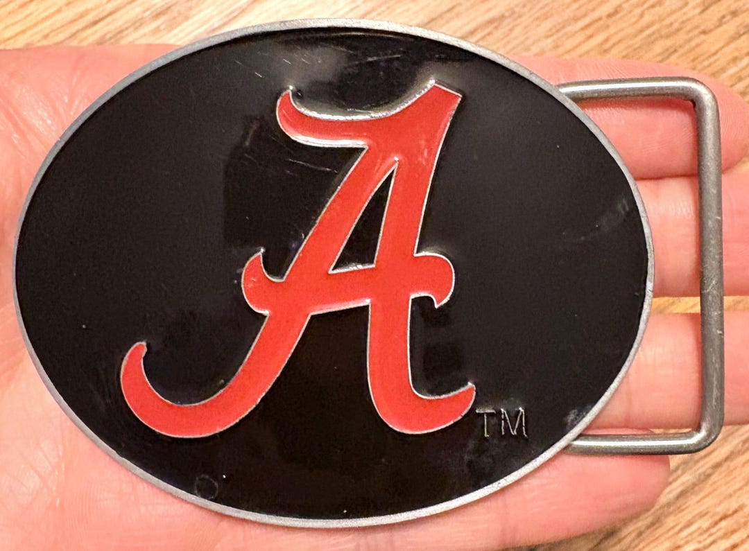 Vintage Alabama Crimson Tide “A” Belt Buckle – Siskiyou Sports ...