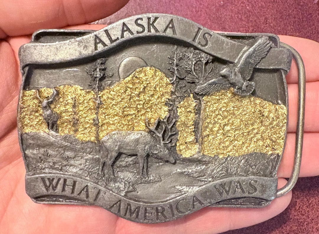Vintage Alaska Belt Buckle – “alaska is What America Was” by Bergamot ...