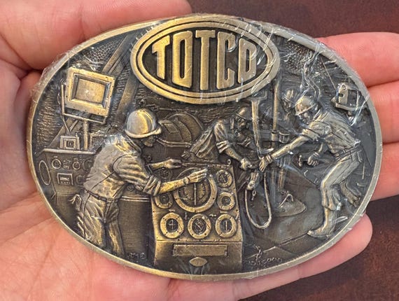 Vintage Totco Oil Field 1982 Award Design Medals Limi… - Gem