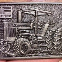 1980s Farmline Belt Buckle Vintage Farm Line Advertising Cowboy Farmer ...